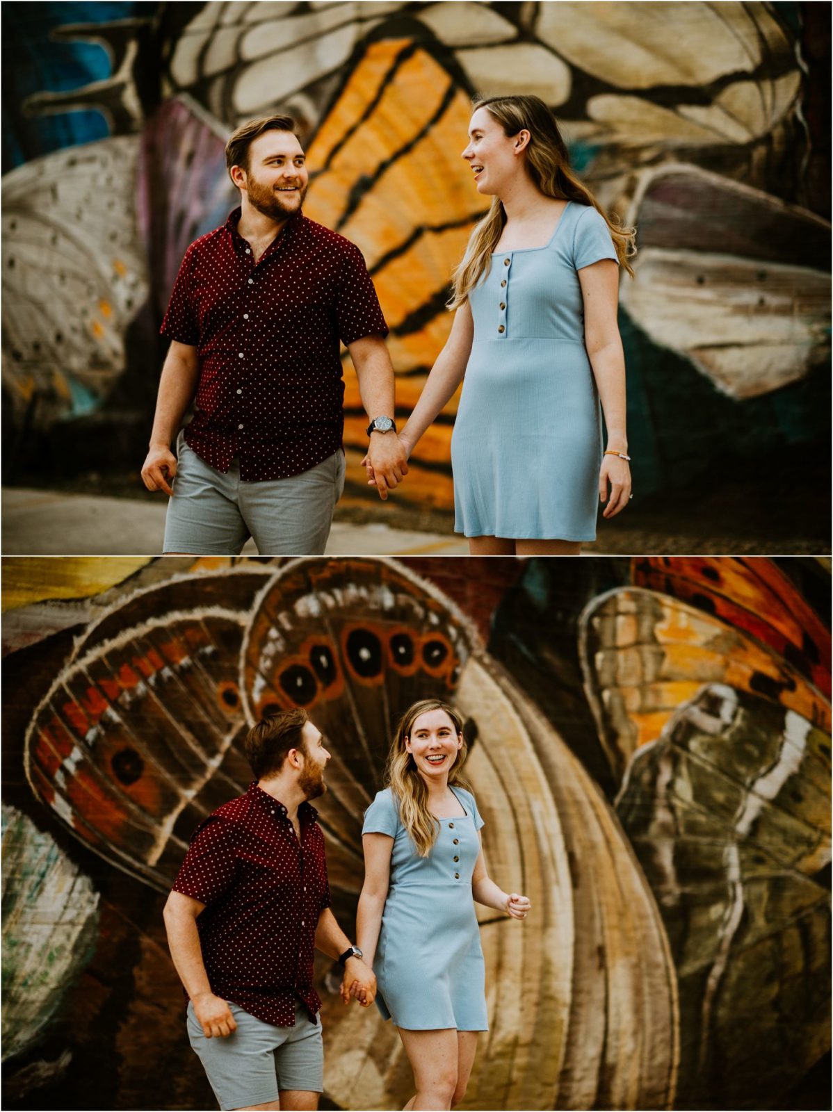 Fun Deep Ellum Dallas Engagement Session - Dallas Photographer
