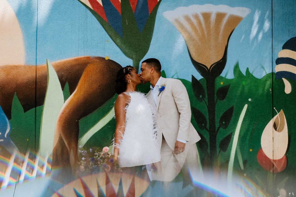 Vibrant Downtown Austin Courthouse Elopement - Jalisa + Demetrius