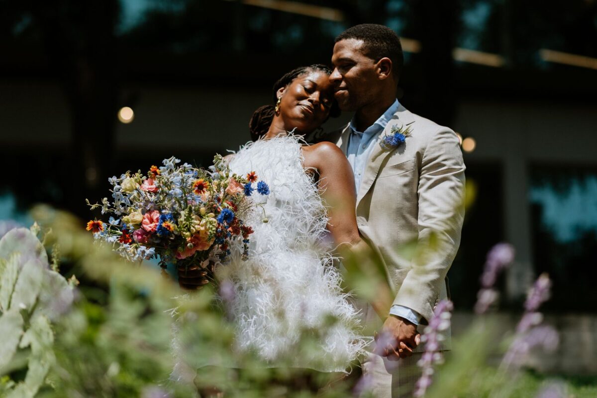 Vibrant Downtown Austin Courthouse Elopement - Jalisa + Demetrius